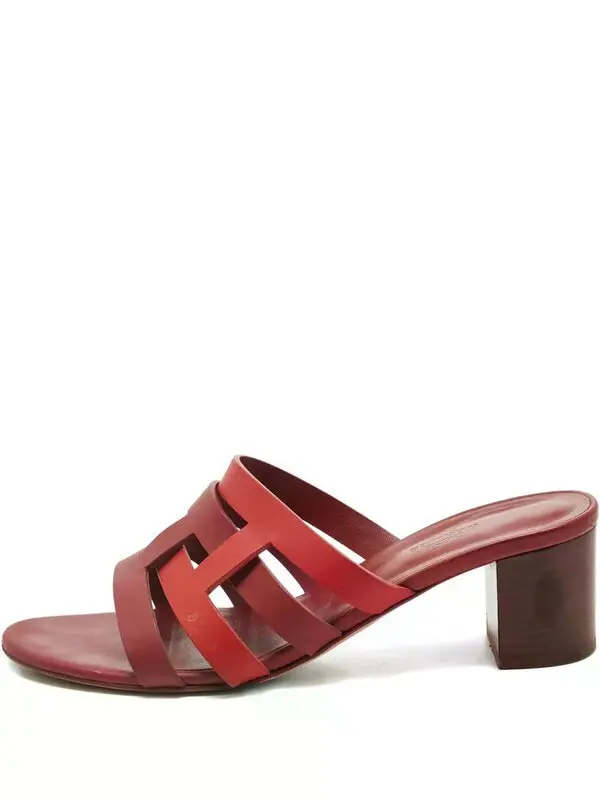 Hermès Amika Block-heel Slides