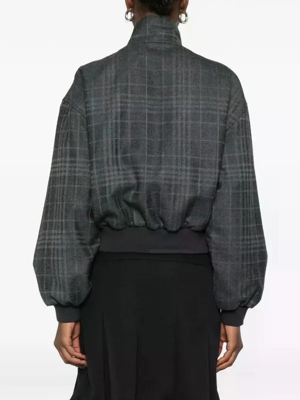 Balenciaga Check Bomber Jacket