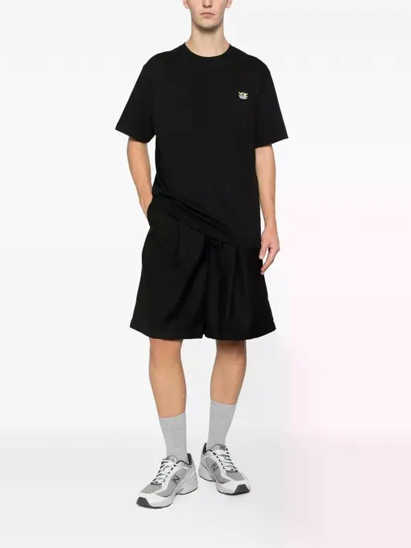Kenzo Embroidered-patch T-shirt - Black