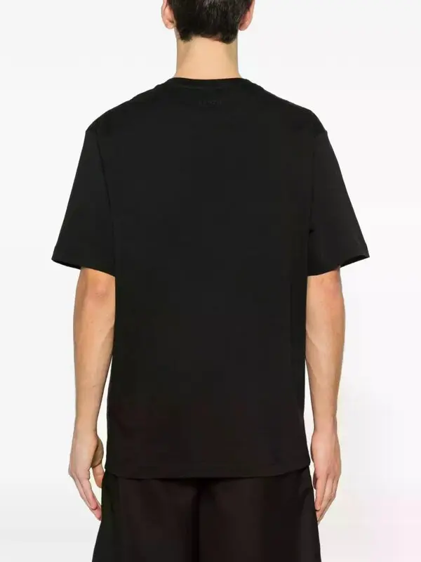 Kenzo Embroidered-patch T-shirt - Black