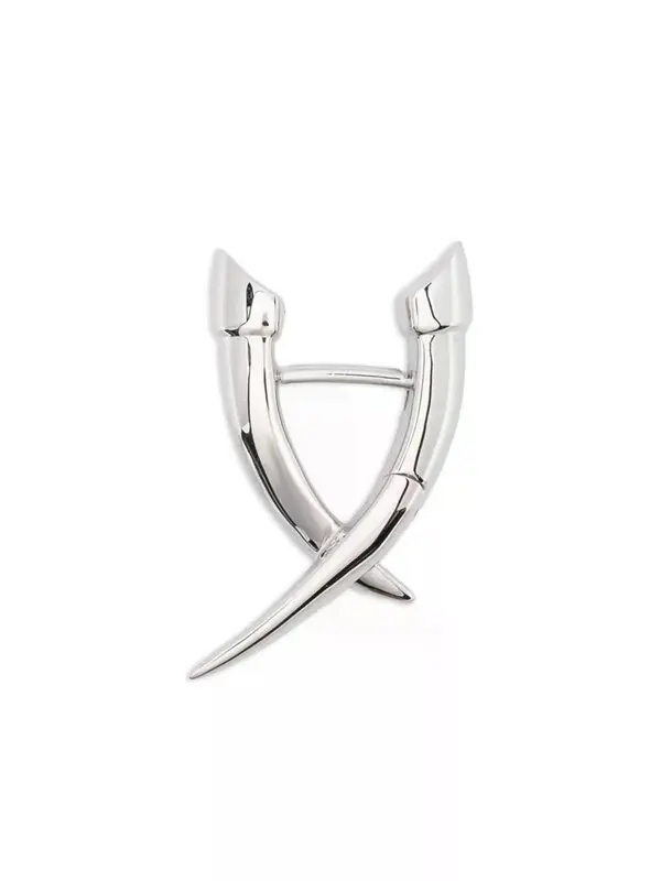 SHAUN LEANE Sabre Crossover Earring - Silver