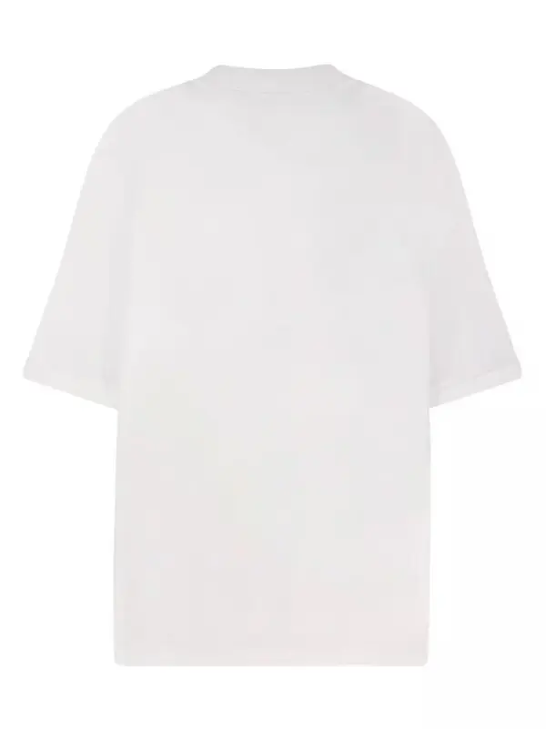 Brunello Cucinelli Mock-neck Ribbed-trim T-shirt