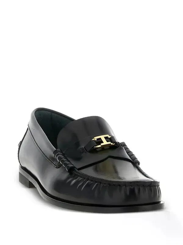 TOD'S Hardware-leather Loafers