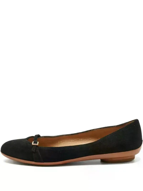 FERRAGAMO Audrey Suede Flats