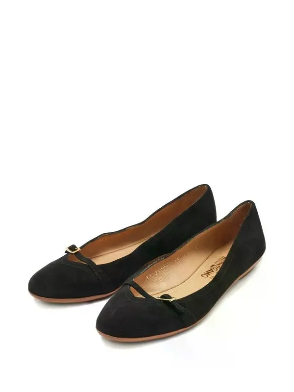 FERRAGAMO Audrey Suede Flats