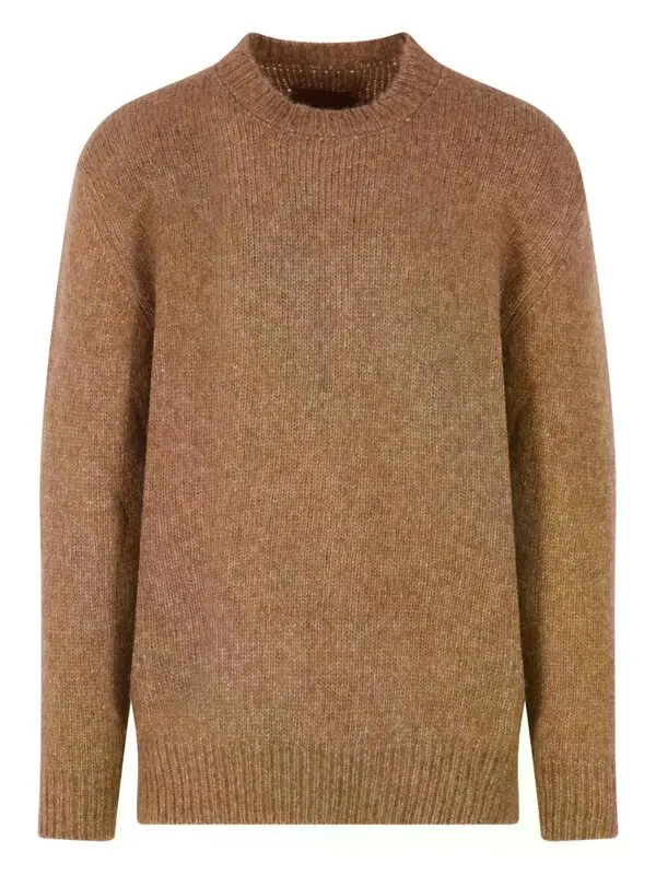 MONITALY Crew-neck Sweater - Brown