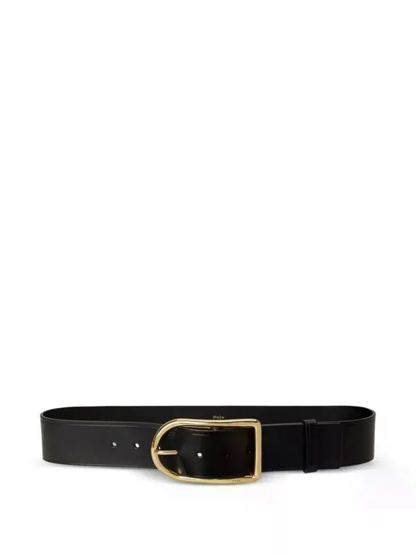 Polo Ralph Lauren Buckle Leather Belt - Black