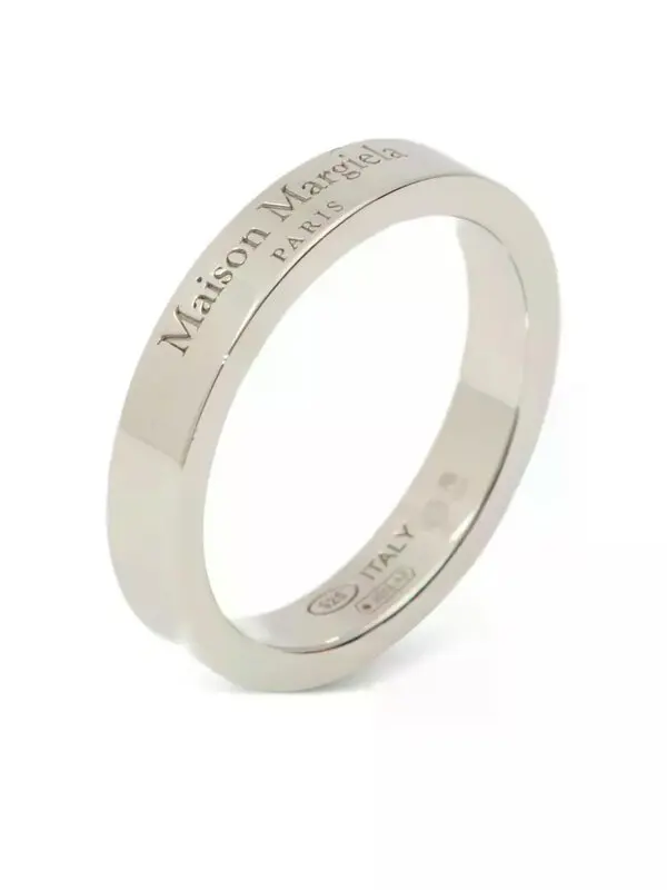 MAISON MARGIELA Engraved Logo Band Ring