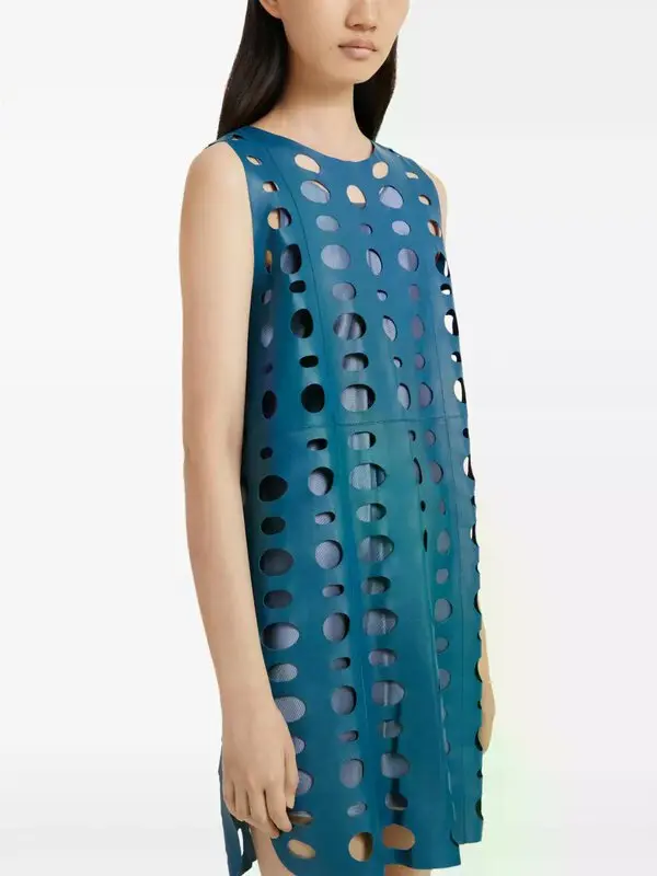 Marni Cut-out Sleeveless Mini Dress