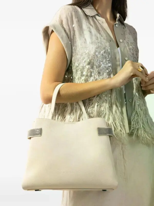 Brunello Cucinelli Embellished-detail Tote Bag