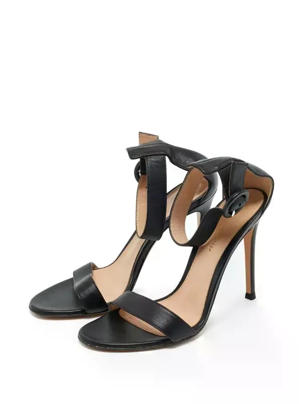 GIANVITO ROSSI Leather High Heel Sandals