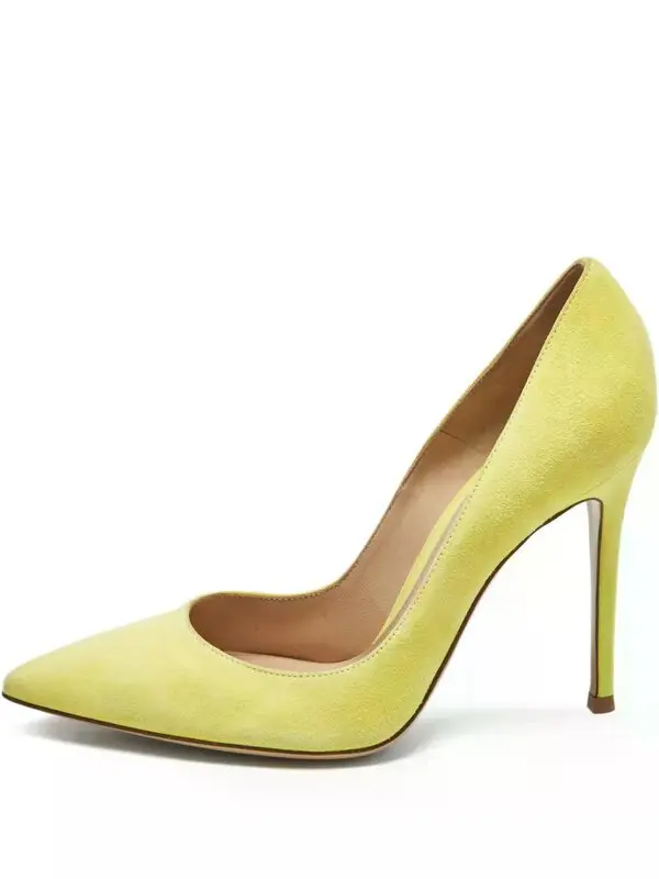 GIANVITO ROSSI Suede Heel Pumps