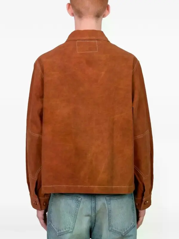 STORY MFG. 555 Pockets Zip-up Jacket - Brown