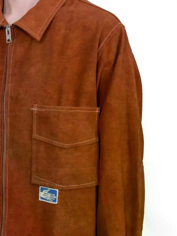 STORY MFG. 555 Pockets Zip-up Jacket - Brown