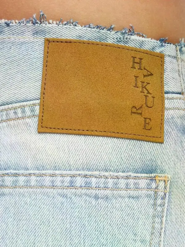 HAIKURE Five-pocket Wide Leg Jeans - Blue