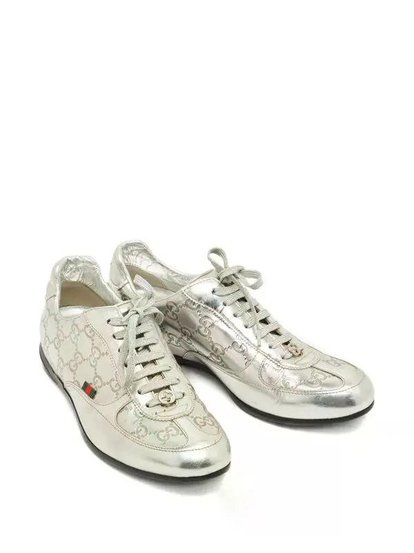 Gucci Monogram Leather Sneakers