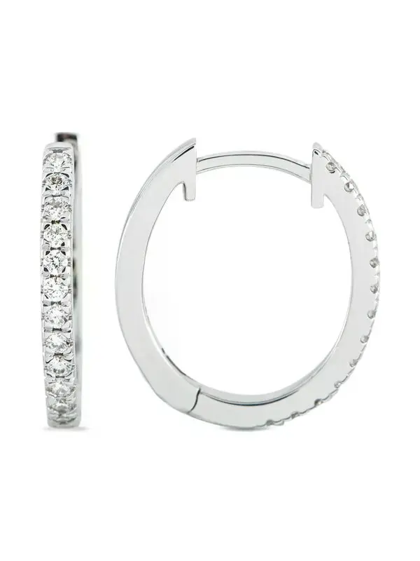 LB EXCLUSIVE Diamond Hoop Earrings