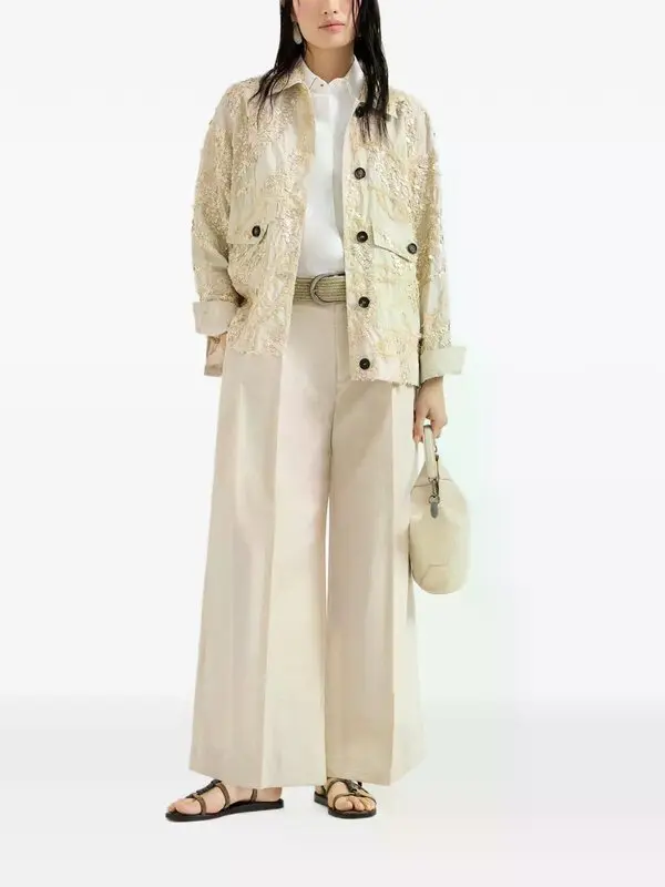 Brunello Cucinelli Pleated Trousers - Neutrals