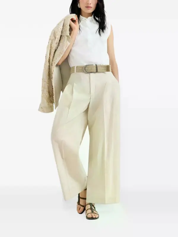 Brunello Cucinelli Pleated Trousers - Neutrals