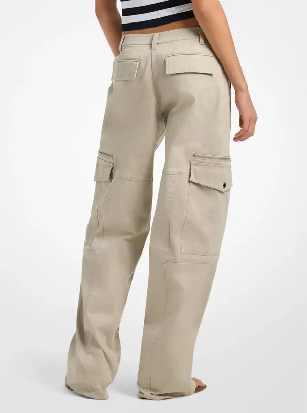 Michael Kors Stretch Cotton Utility Cargo Pants
