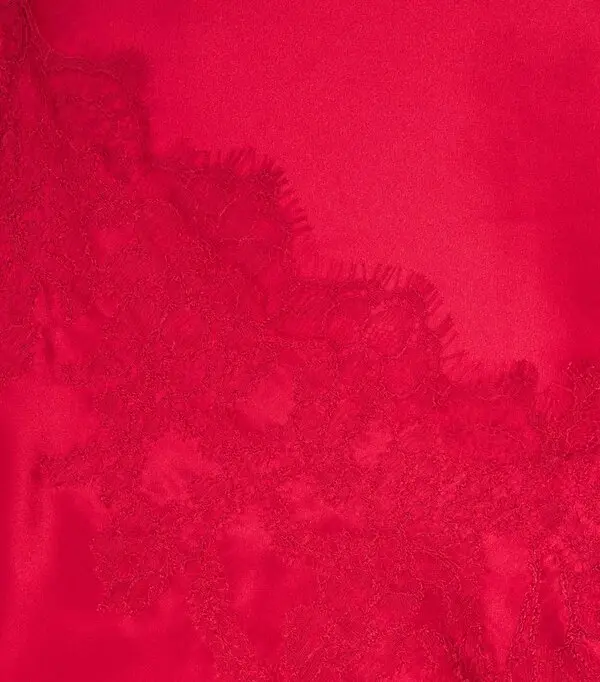 TORLOWEI Silk-lace Cami Top