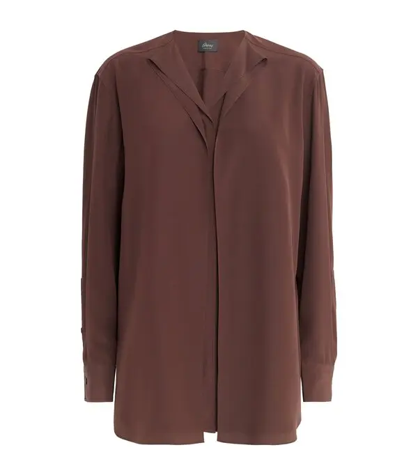 Brioni Silk Layered Shirt