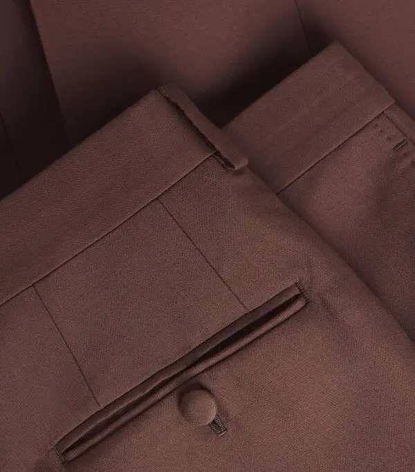 Brioni Silk Slim Trousers