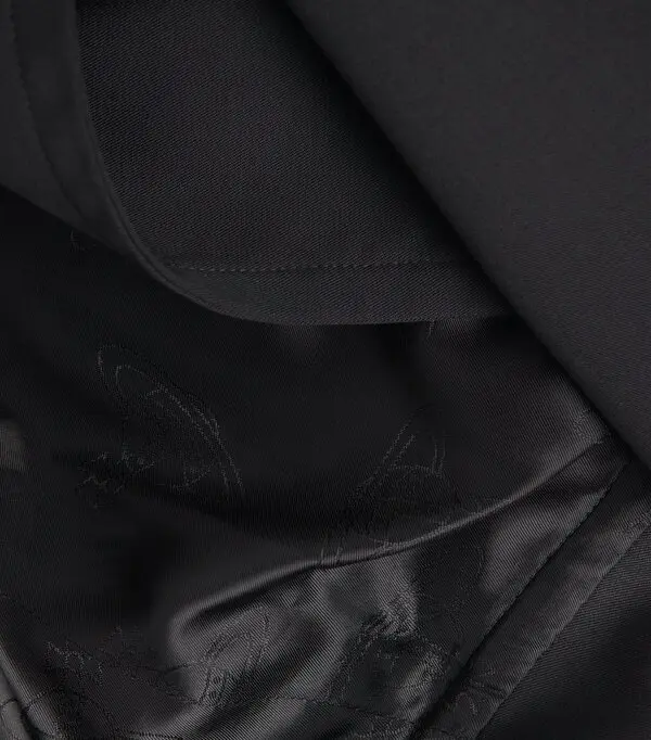 VIVIENNE WESTWOOD Wool Asymmetric Stormy Jacket - Black
