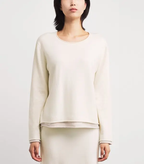 Arch4 Cashmere Double Layer Sweater