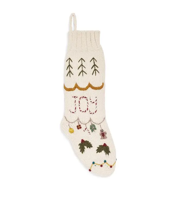 SHIRLEY BREDAL Wool Joy Stocking - Ivory
