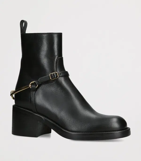 Chloé Leather Dakota Ankle Boots 70