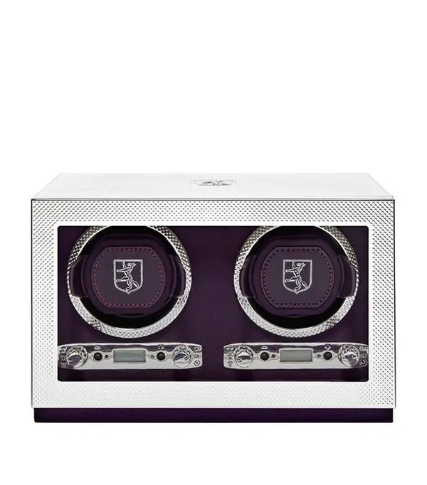 Wolf Double Watch Winder - Silver