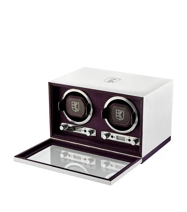 Wolf Double Watch Winder - Silver