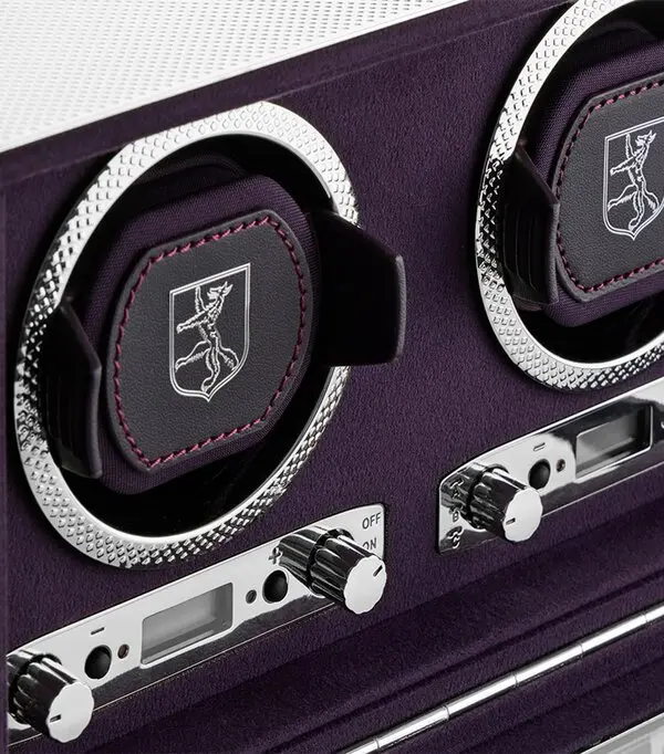 Wolf Double Watch Winder - Silver
