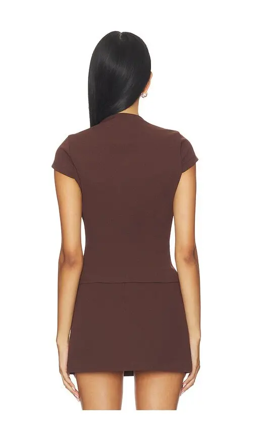 RUNAWAY THE LABEL Vieno Keyhole Fitted Top
