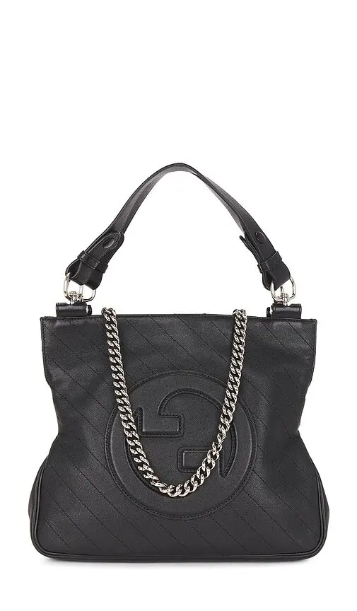 FWRD RENEW Gucci Sakai Be Green Blondie Tote Bag - Black