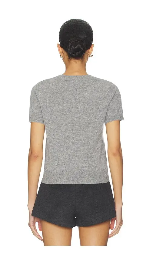 AEXAE Cashmere Cropped Knit Top