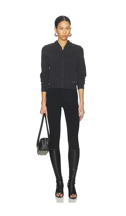 Alexander Wang Knit Logo Cardigan