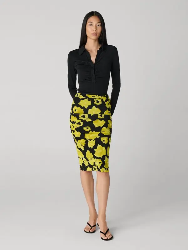 Diane Von Furstenberg Tedy Knee Length Skirt