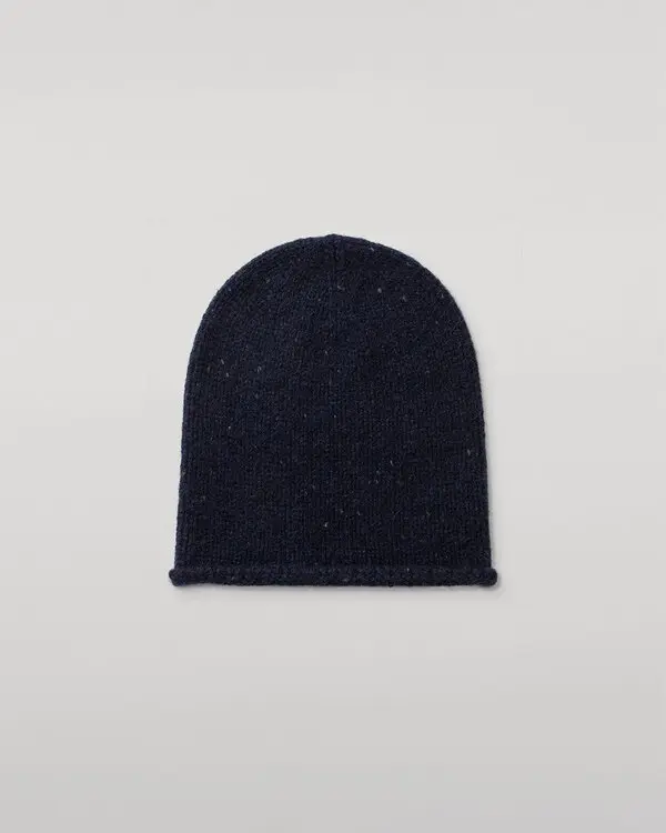 Johnstons Of Elgin Tiree Cashmere Beanie - Blue