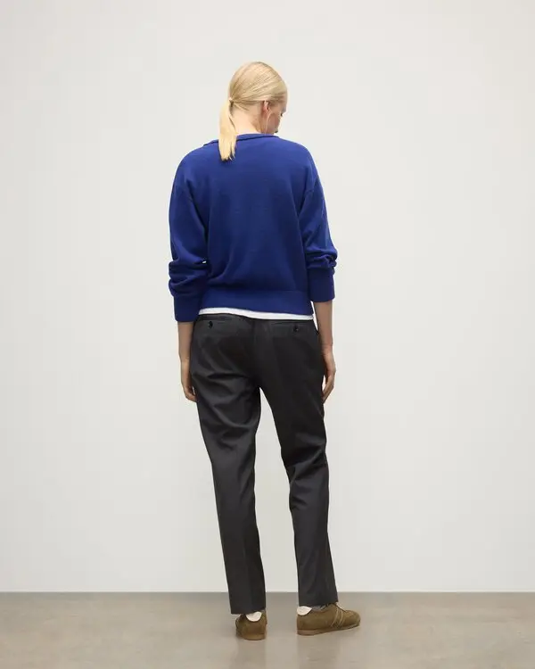 Johnstons Of Elgin Stella Cashmere Sweatshirt - Blue