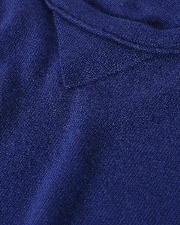 Johnstons Of Elgin Stella Cashmere Sweatshirt - Blue