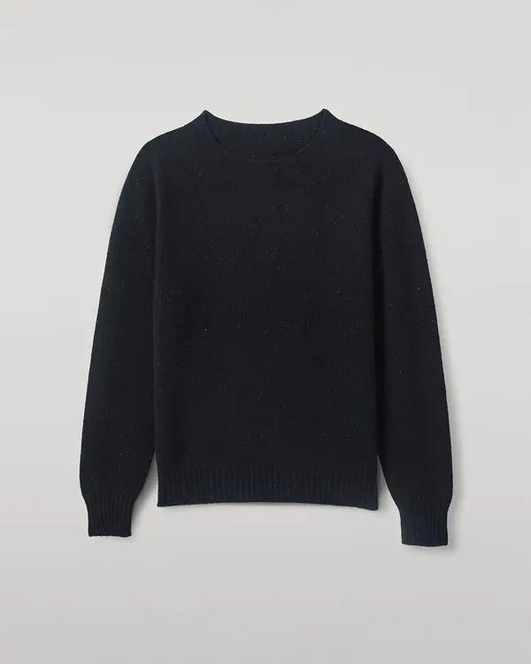 Johnstons Of Elgin Tiree Donegal Cashmere Jumper - Blue