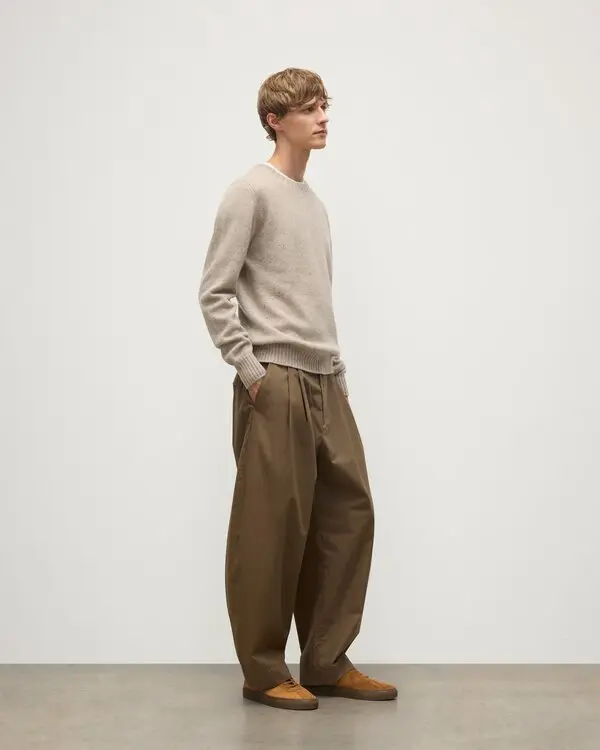 Johnstons Of Elgin Tiree Donegal Cashmere Jumper - Natural