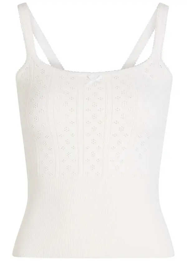 JW Anderson Pointelle-knit Tank