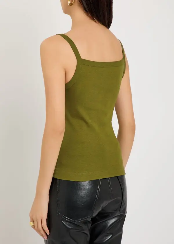 FLORE FLORE May Cotton Tank - Green