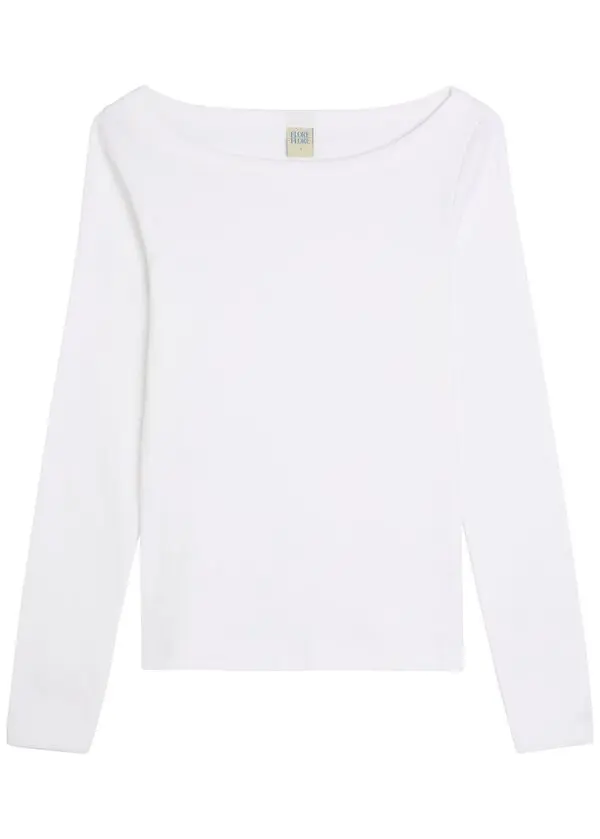 FLORE FLORE Steffi Cotton Top - White