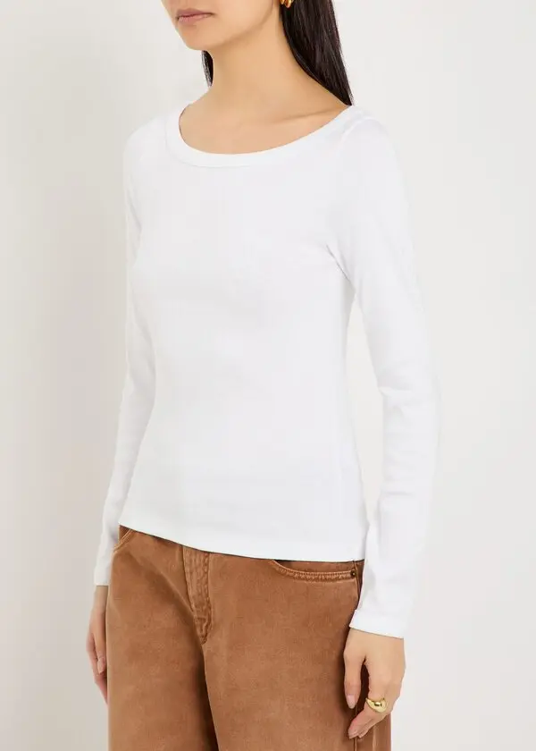 FLORE FLORE Steffi Cotton Top - White