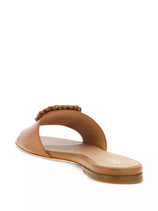 Santoni Corolle Woven Sandals