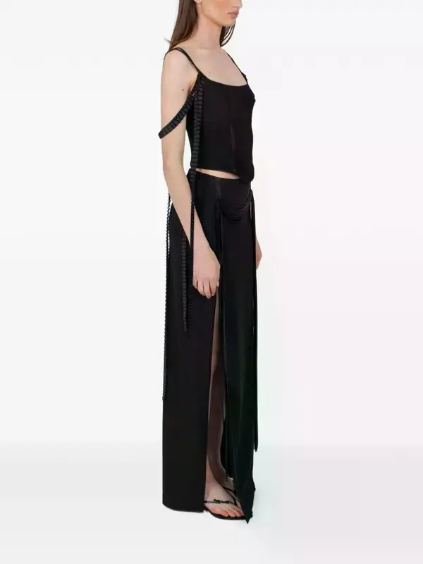 RXQUETTE Arhi Draped Maxi Skirt